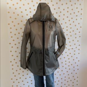 Nautica | Jackets & Coats | Gray See Through Plastic Nautica Rain Shell ...